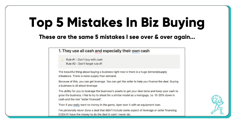 The Top 5 Business Buying Mistakes